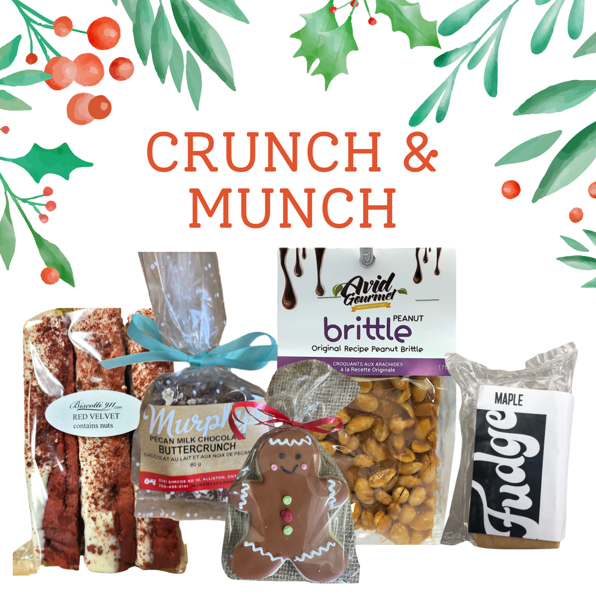 Crunch & Munch Gift Basket – Farm Store at Sheldon Creek Dairy
