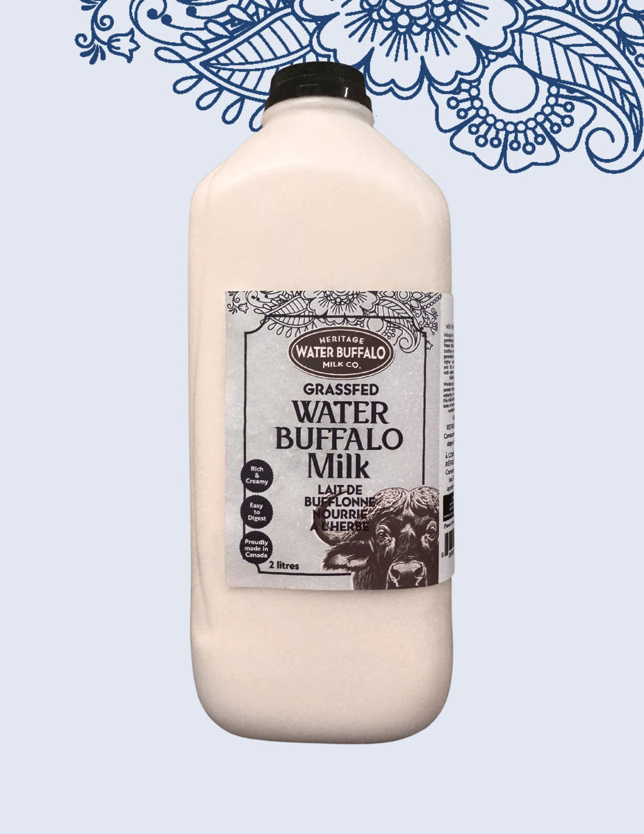 2L Grass Fed Buffalo Milk Heritage Buffalo Milk Co. – Farm Store at ...