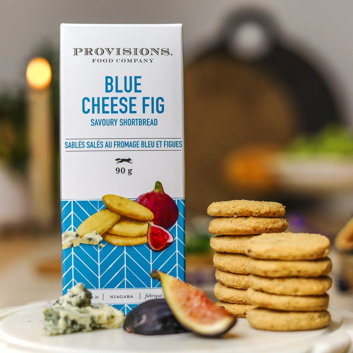 Provisions Shortbread: Blue Cheese Fig – Farm Store at Sheldon Creek Dairy