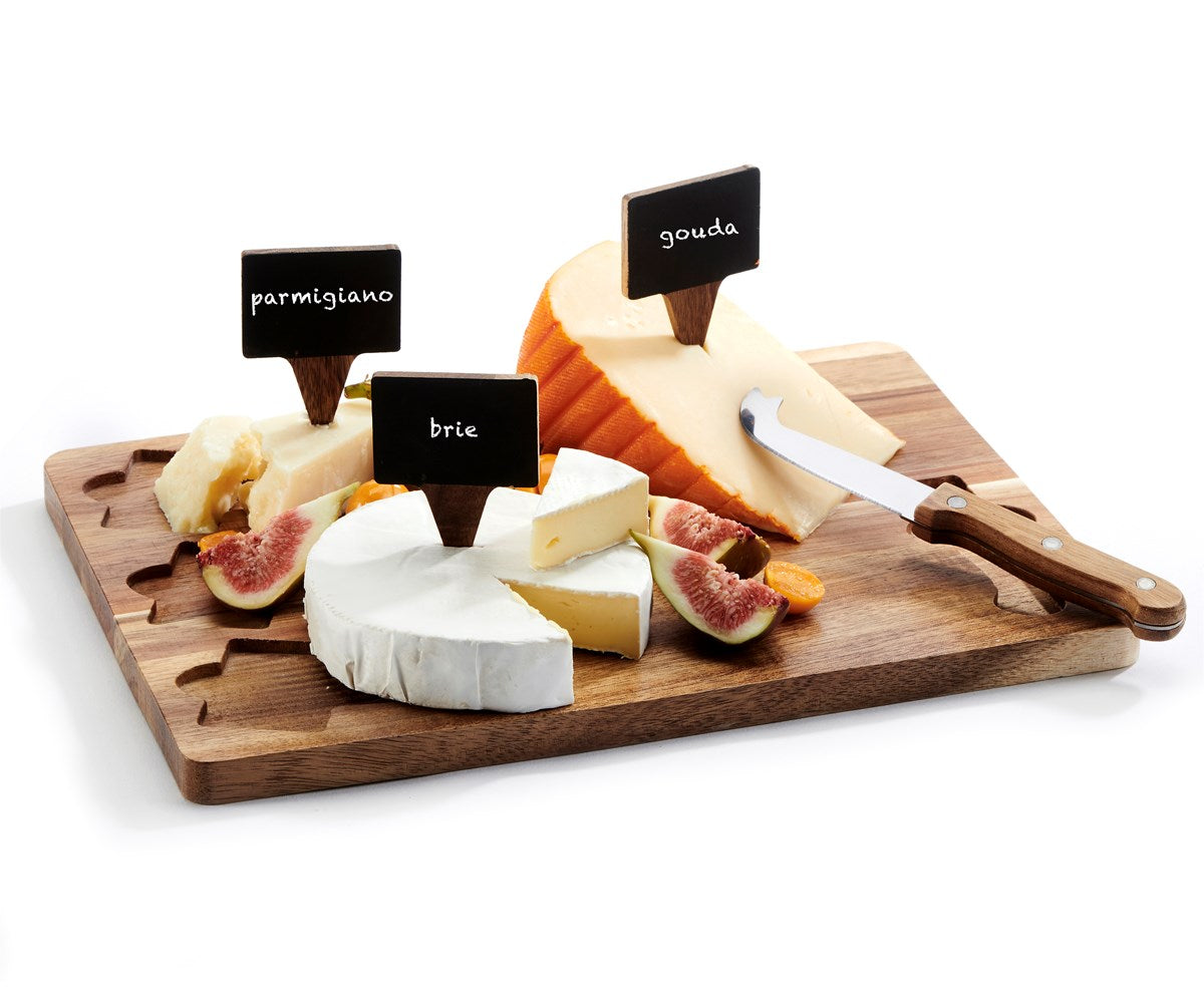 Rectangular Cheese Board, Markers & Spreader Set | 5 Pieces – Farm ...