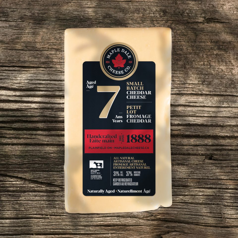 7 Year Old Cheddar - Maple Dale Cheese – Farm Store at Sheldon Creek Dairy