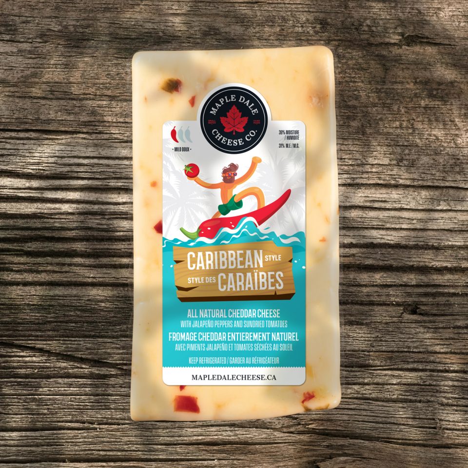 Caribbean Cheddar - Maple Dale Cheese – Farm Store at Sheldon Creek Dairy