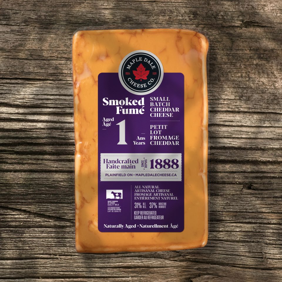 1 Year Smoked Cheddar- Maple Dale Cheese – Farm Store at Sheldon Creek ...