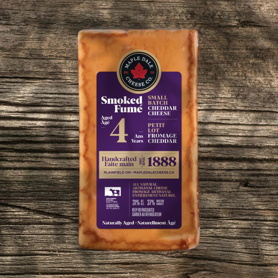 4 Year Smoked Cheddar - Maple Dale Cheese – Farm Store at Sheldon Creek ...
